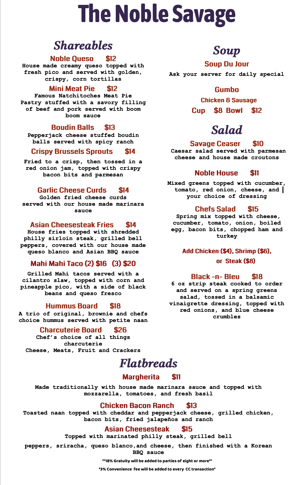 The Menu – The Noble Savage